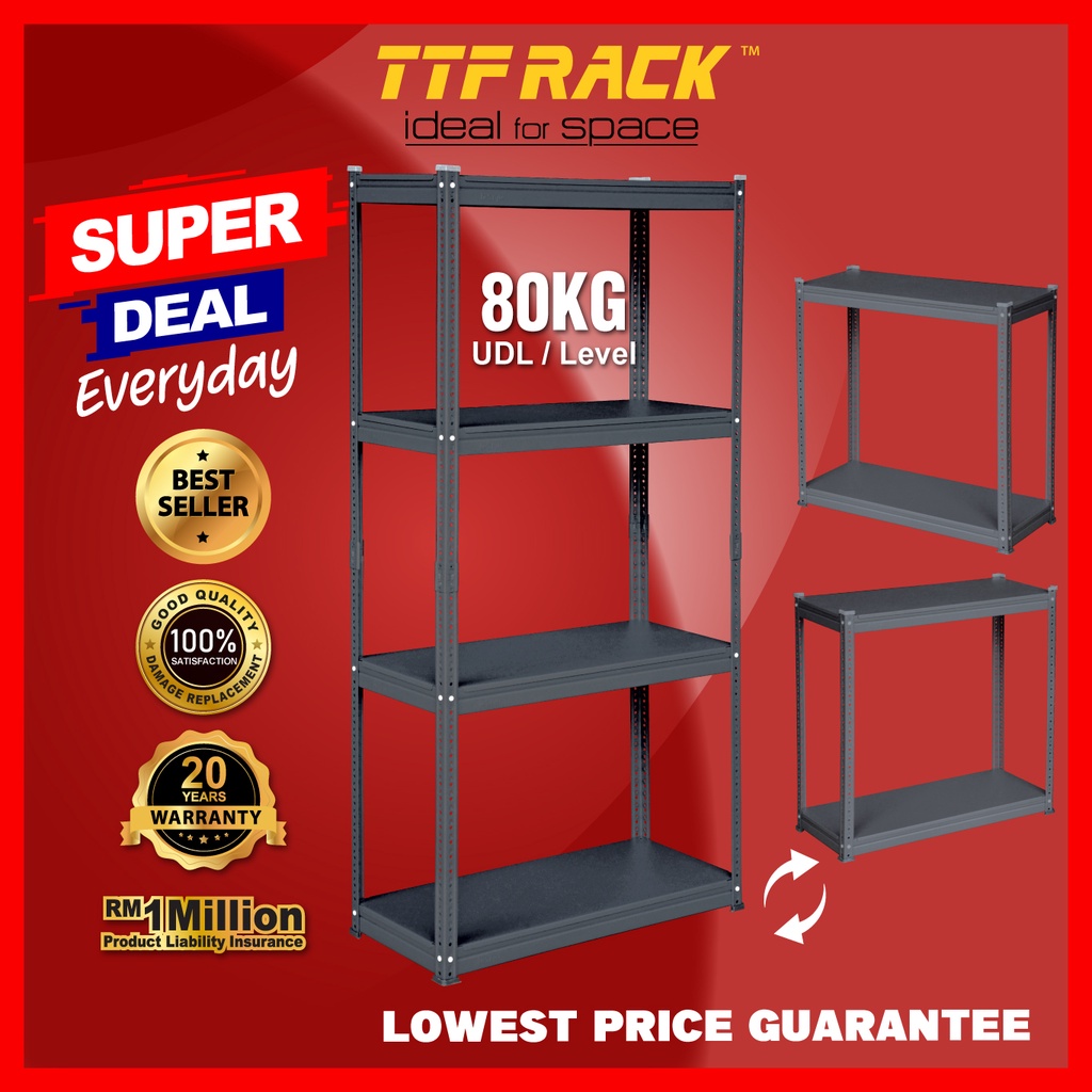 TTF Rack™️ (INSTYLE RACK) Boltless Rack 2 in 1 Instyle Model Storage ...