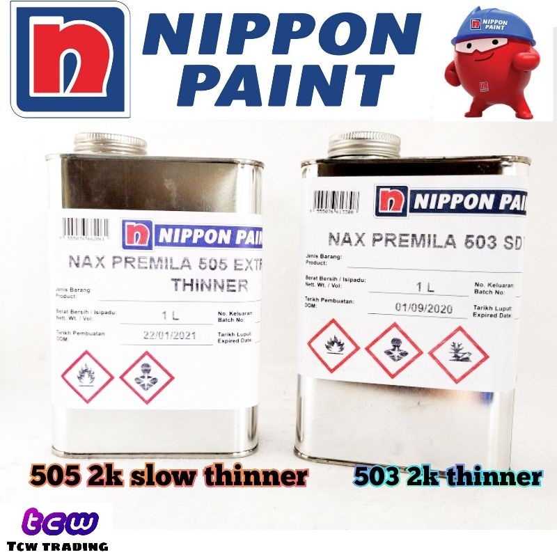 Nippon Nax Premila 2K 503 SD Thinner 505 Extra Slow 1L | Shopee Malaysia