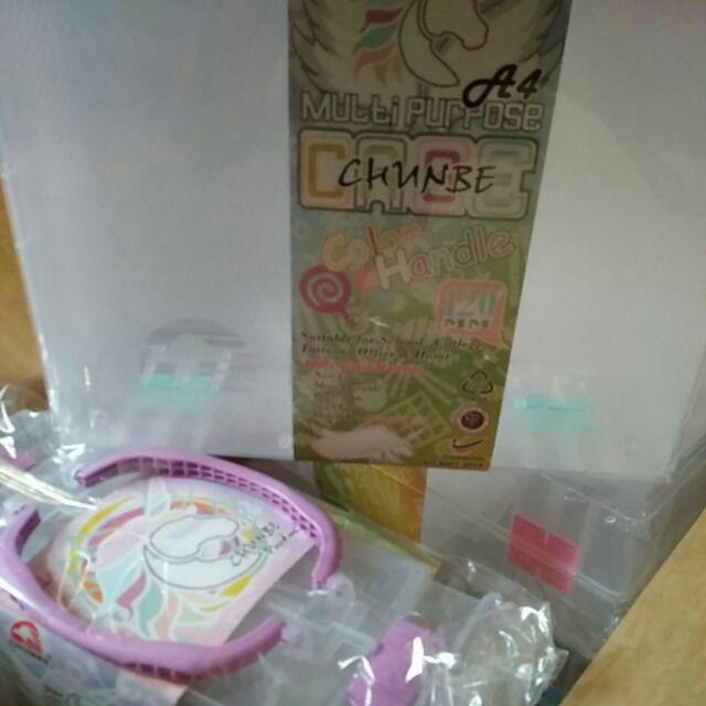 Chunbe 120mm A4 Plastic Document Case With Handle Multi Purpose Case ...