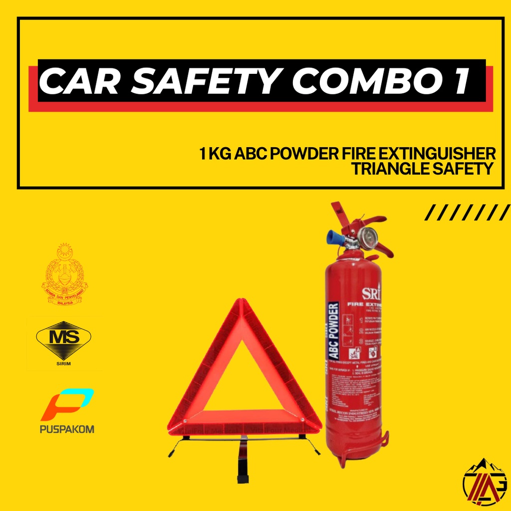 ALAT PEMADAM API KERETA, LORI, GRABCAR & TEKSI CAR SAFETY COMBO 1 (FIRE ...