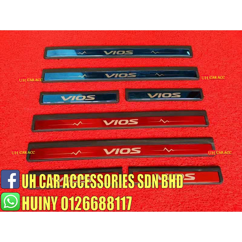 Toyota Vios 2014 2015 2016 2017 2018 Side Sill Plate Door Side Step ...