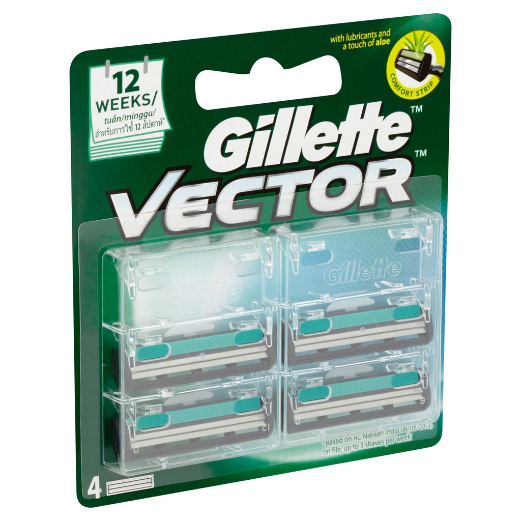 Gillette Vector 4 Cartridges