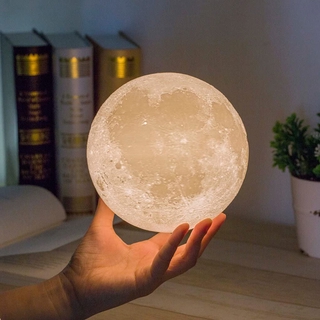 TIK TOK LED Light 3D Moon Night Light Ins Blogger LED Table Lamp ...