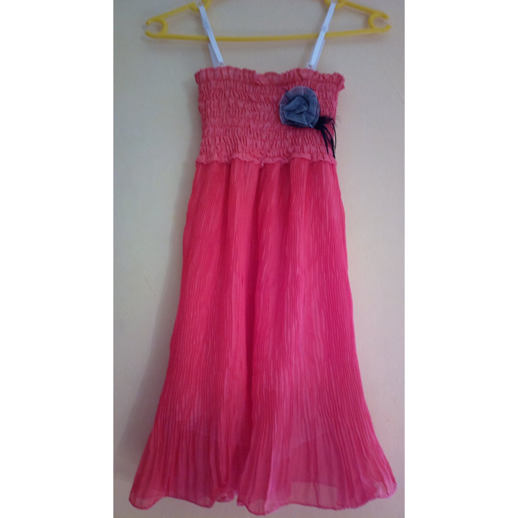 NEW FASHION DRESS(PINK) | Shopee Malaysia