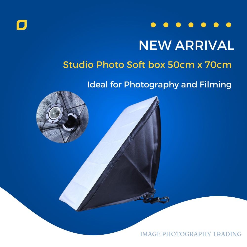 Studio Photo Soft box 50cm x 70cm Softbox Continuous Lighting Diffuser ...