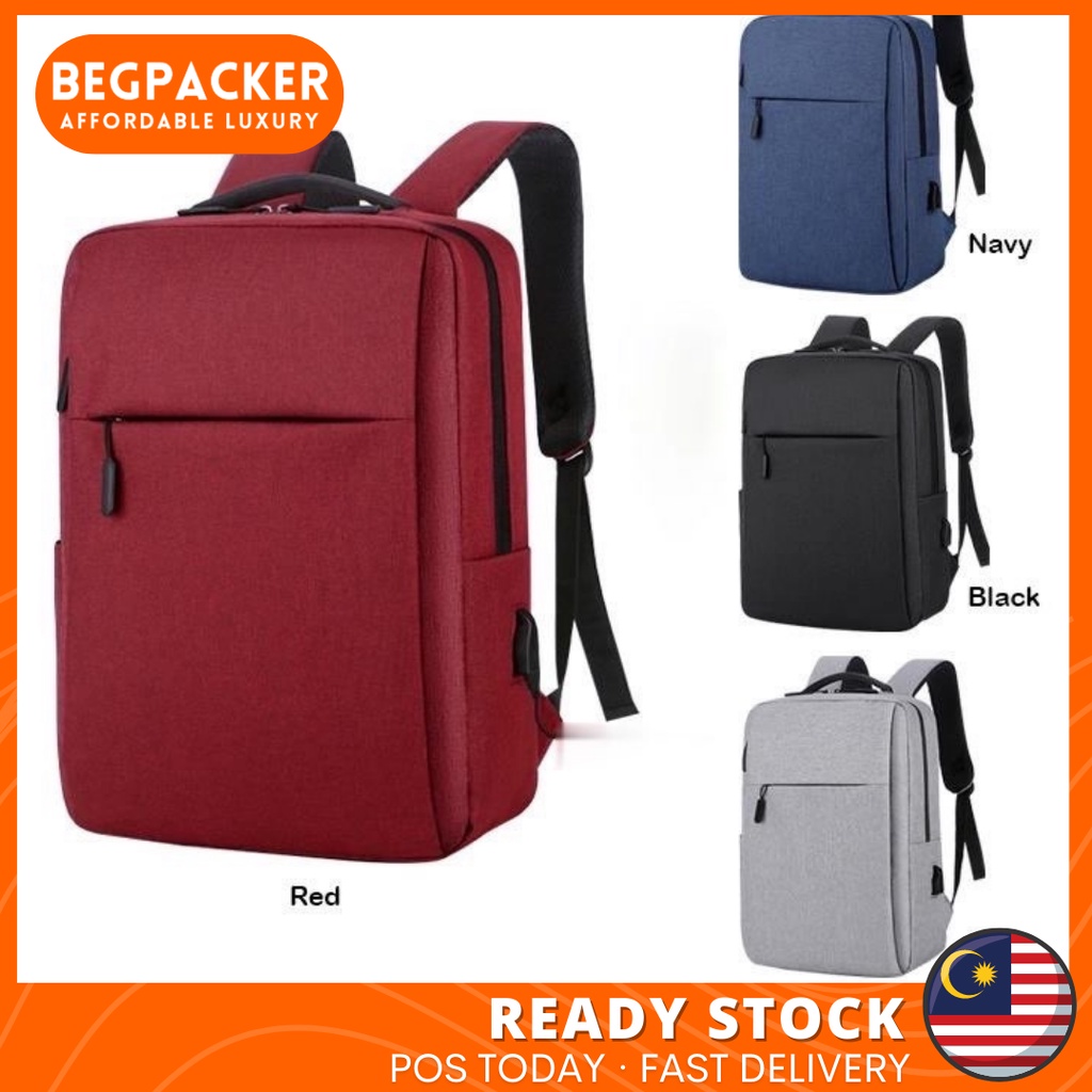 BEGPACKER Business Style Laptop Backpack 15inch Multifunctional USB ...