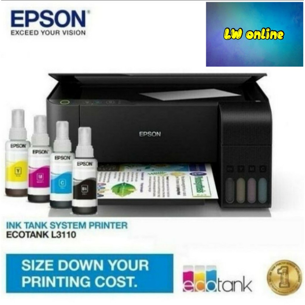 Epson l3110 / l3116 ecotank all-in-one ink tank printer-print,scan,copy ...