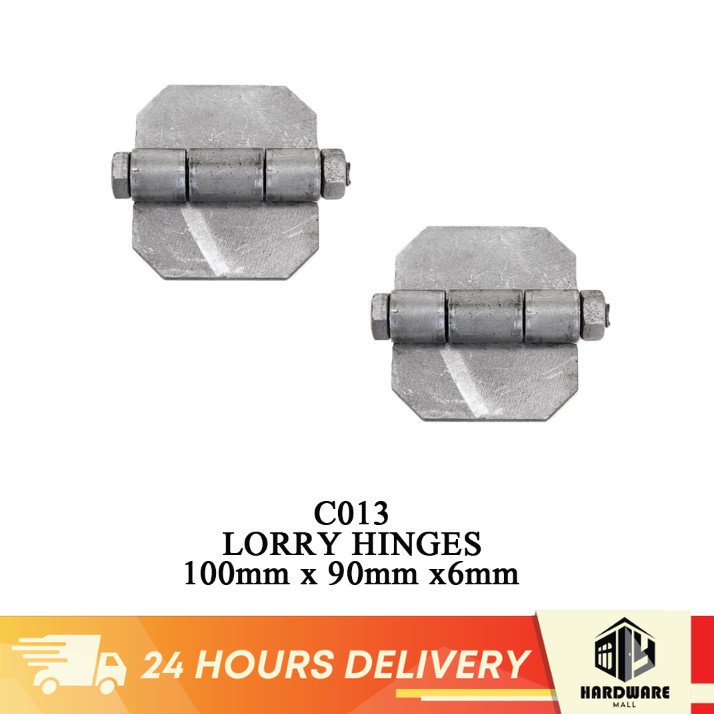 [2Pcs] 6mm Lorry Hinges Lori Metal Steel Welding Door Gate Hinge Grill ...