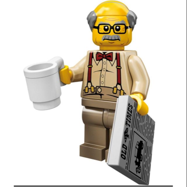 Lego Minifigures Series 10 Grandad Grandpa Grandfather Old Man 71001 ...