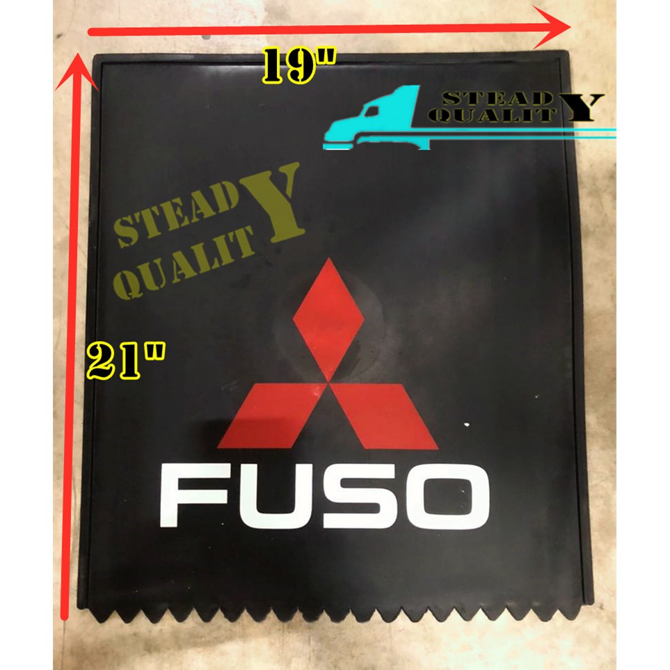 "original" fuso logo pvc mudflap | BeeCost