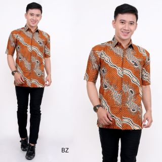 💥READY STOCK💥 SET COUPLE BATIK KEMEJA BATIK OREN BLOUSE OREN | Shopee ...