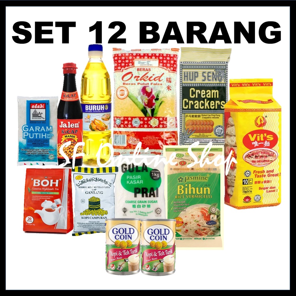 SET BANTUAN MAKANAN / BARANG KEPERLUAN HARIAN 5KG | Shopee Malaysia