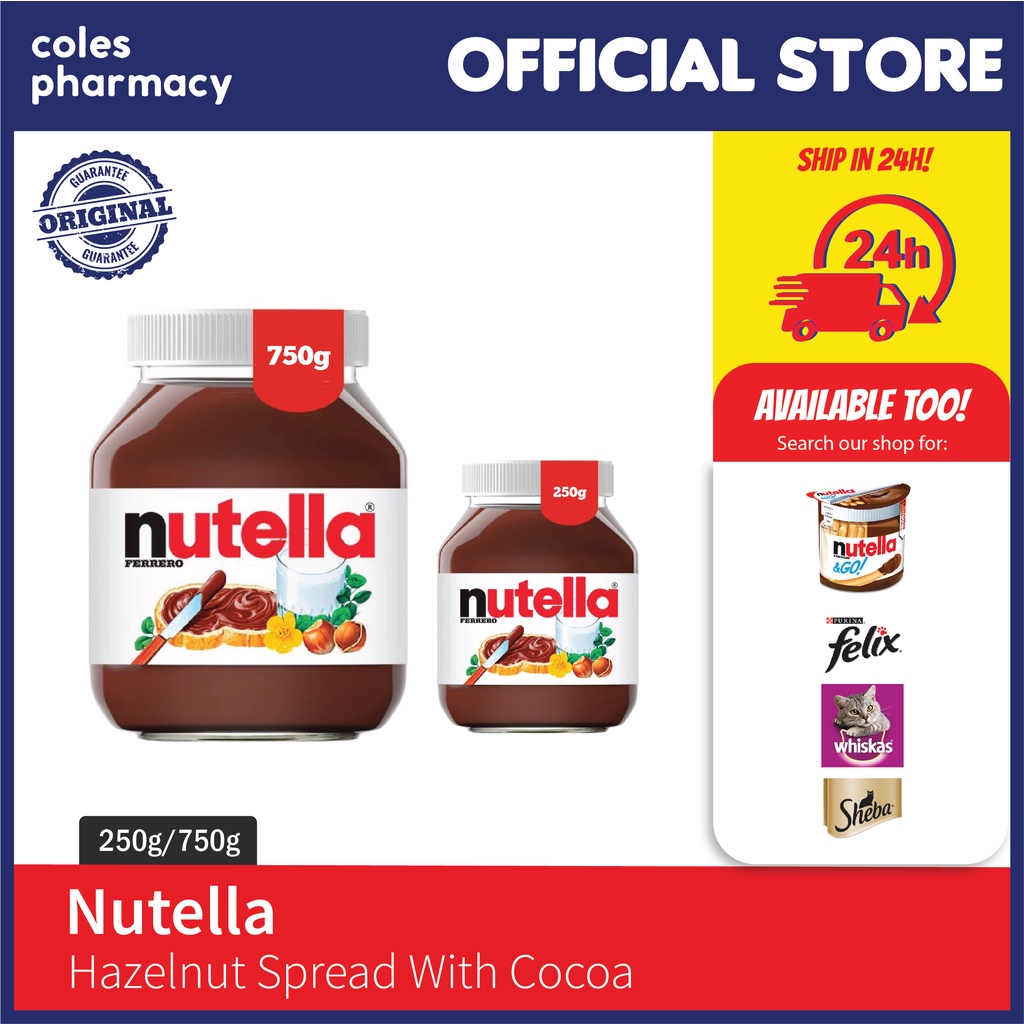 Nutella Hazelnut Spread With Cocoa 200g 750g | Shopee Malaysia