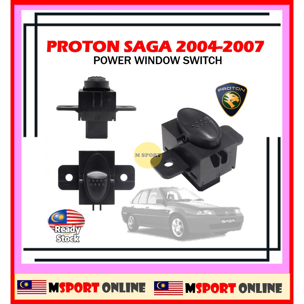 Proton Saga 2 Power Window Sub/Single Switch | BeeCost