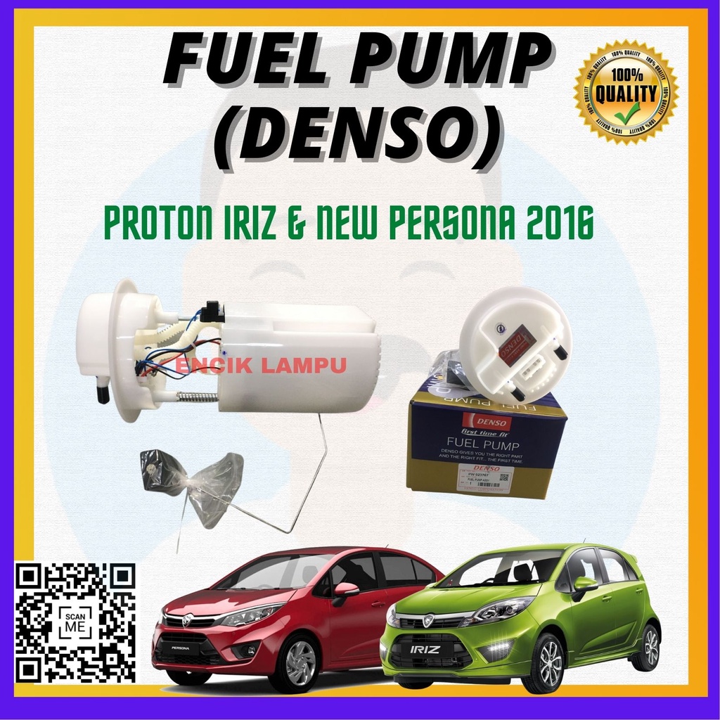 FASTLINK FUEL PUMP DENSO PROTON IRIZ & NEW SAGA VVT NEW HIGH QUALITY ...