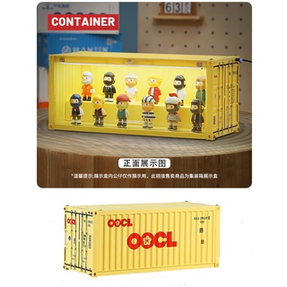 Figure Container Storage Box design with LED Light Popmart Figurine ...