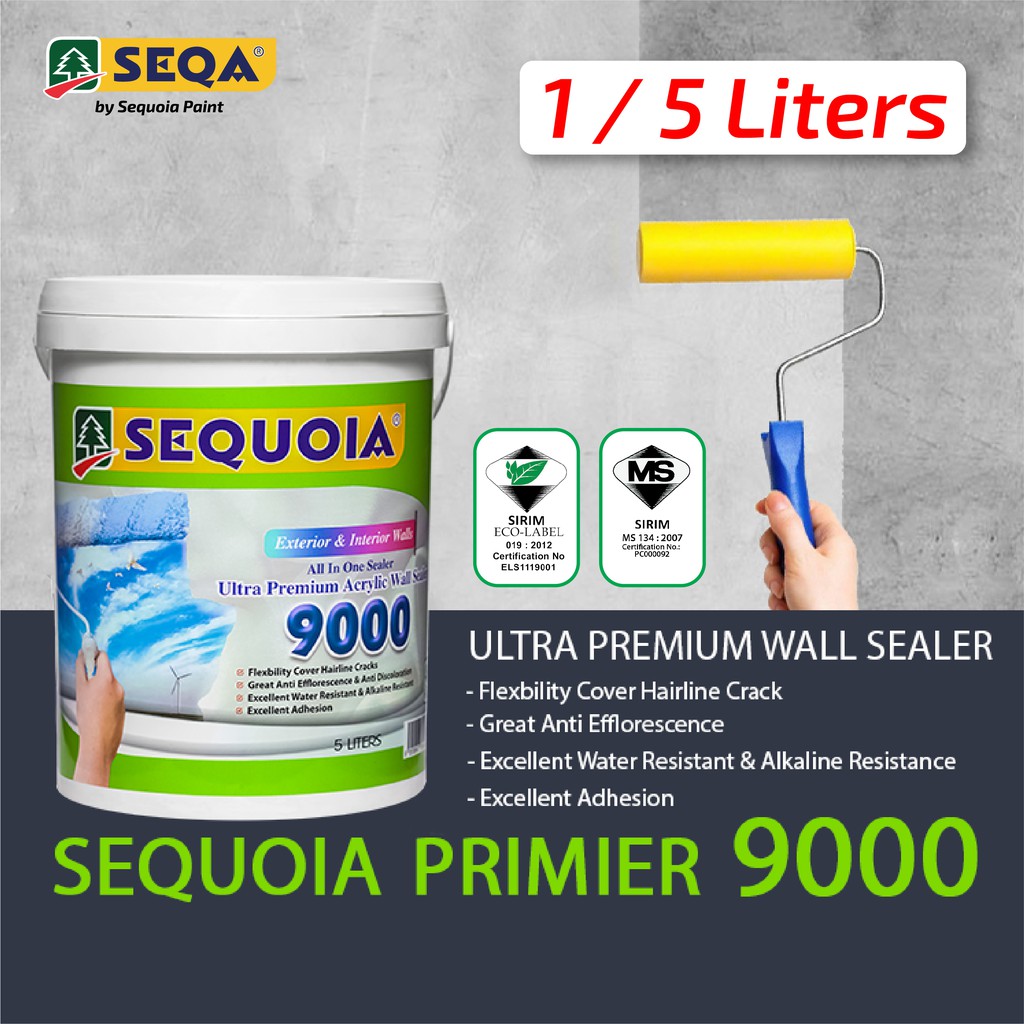 SEQA Wall Sealer 9000/ Dinding Sealer 9000 High Performances For Interior & Exterior Use ...