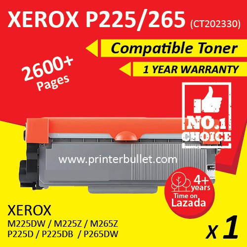 Fuji Xerox P225 / M225 / M265z / M225z / M225dw (CT202330) Compatible ...