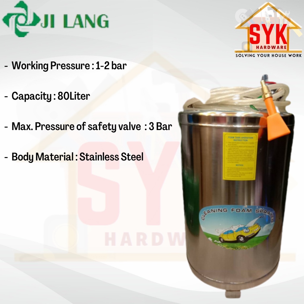 SYK JI LANG Snow Wash Tank (Foam Cleaning Machine) Stainless Steel ...