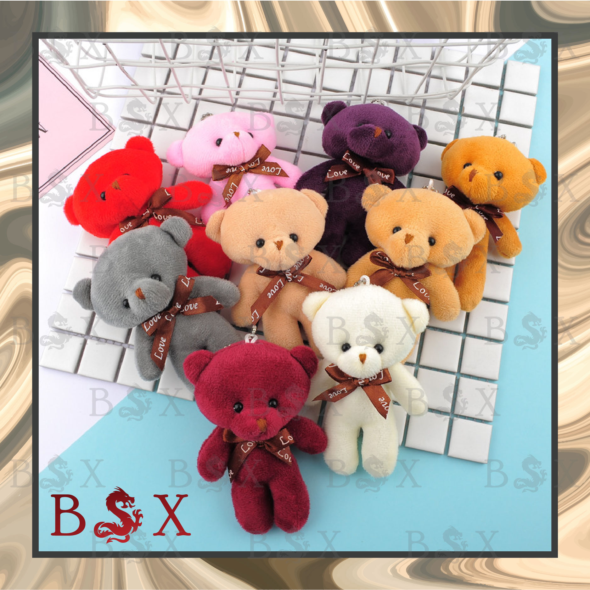 Teddy Bear Mini Bear Cute Small Size Bear Suitable for Bouquet Gift DIY ...