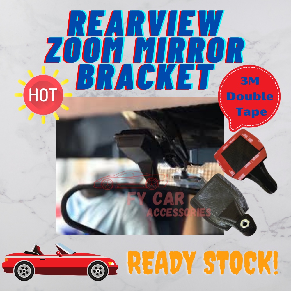 3M Tape Rear Zoom Mirror Bracket/ Tapak Zoom Mirror Tampal 3M /Rearview ...
