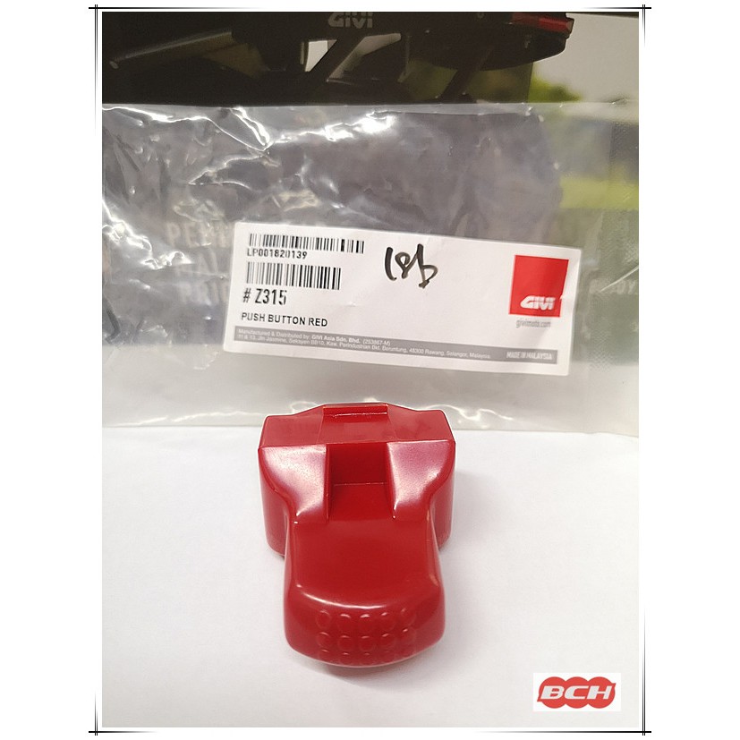 #Z315 PUSH BUTTON RED GIVI BOX PART | Shopee Malaysia