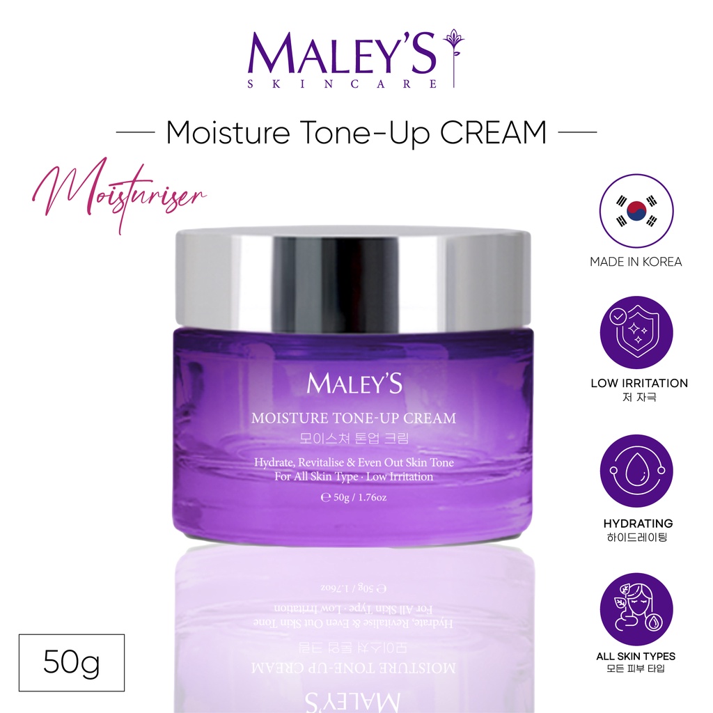 Moisture Tone-Up Cream (Moisturizer) - Made in Korea | Shopee Malaysia