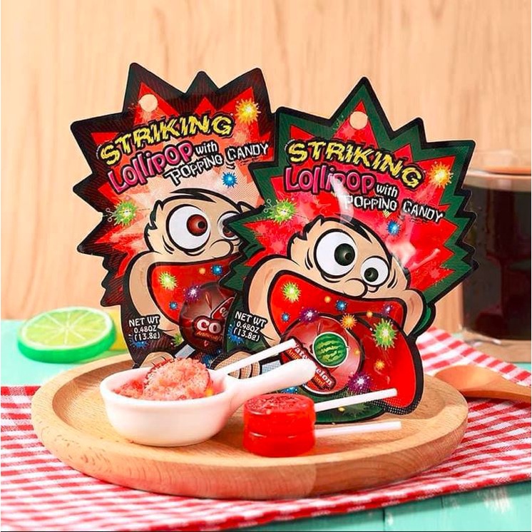 Striking Lollipop Popping Candy thailand snack halal | Shopee Malaysia