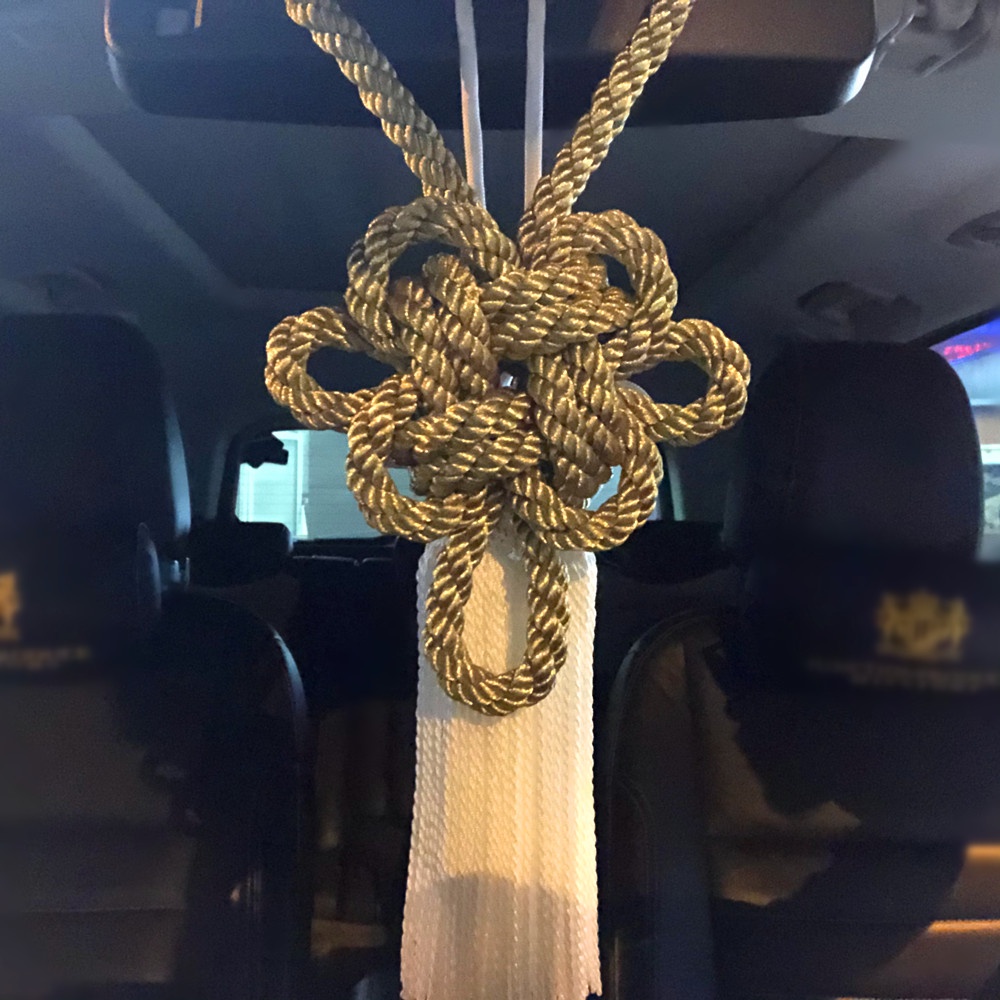 Japan VIP Large Diamond Knot Set Car Pendant Interior Charm King Kong ...