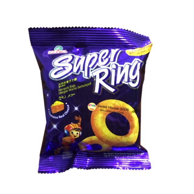 Oriental Super Ring Cheese Snack 14g x 8pkt Childhood Snack Jajan ... Oriental Super Ring Cheese Snack 14g x 8pkt Childhood Snack Jajan ...