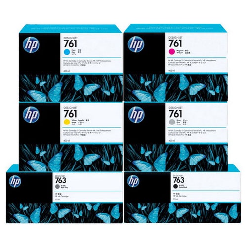 HP 761, 763 - DesignJet T7100 - CM992A, CM993A, CM994A, CM995A, CN072A ...