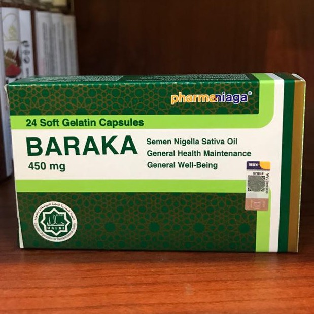 Pil Habbatussauda Baraka 24 softgel (450mg) | Shopee Malaysia