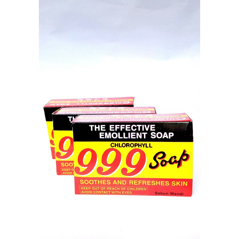 999 Chlorophyll Soap 90g X3s (Sabun untuk Kulit Gatal) | Shopee Malaysia