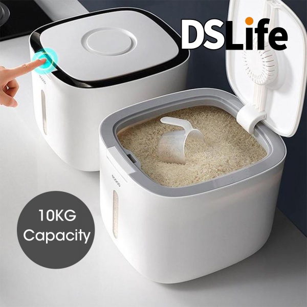10kg rice storage container rice box insect moisture proof sealed rice ...