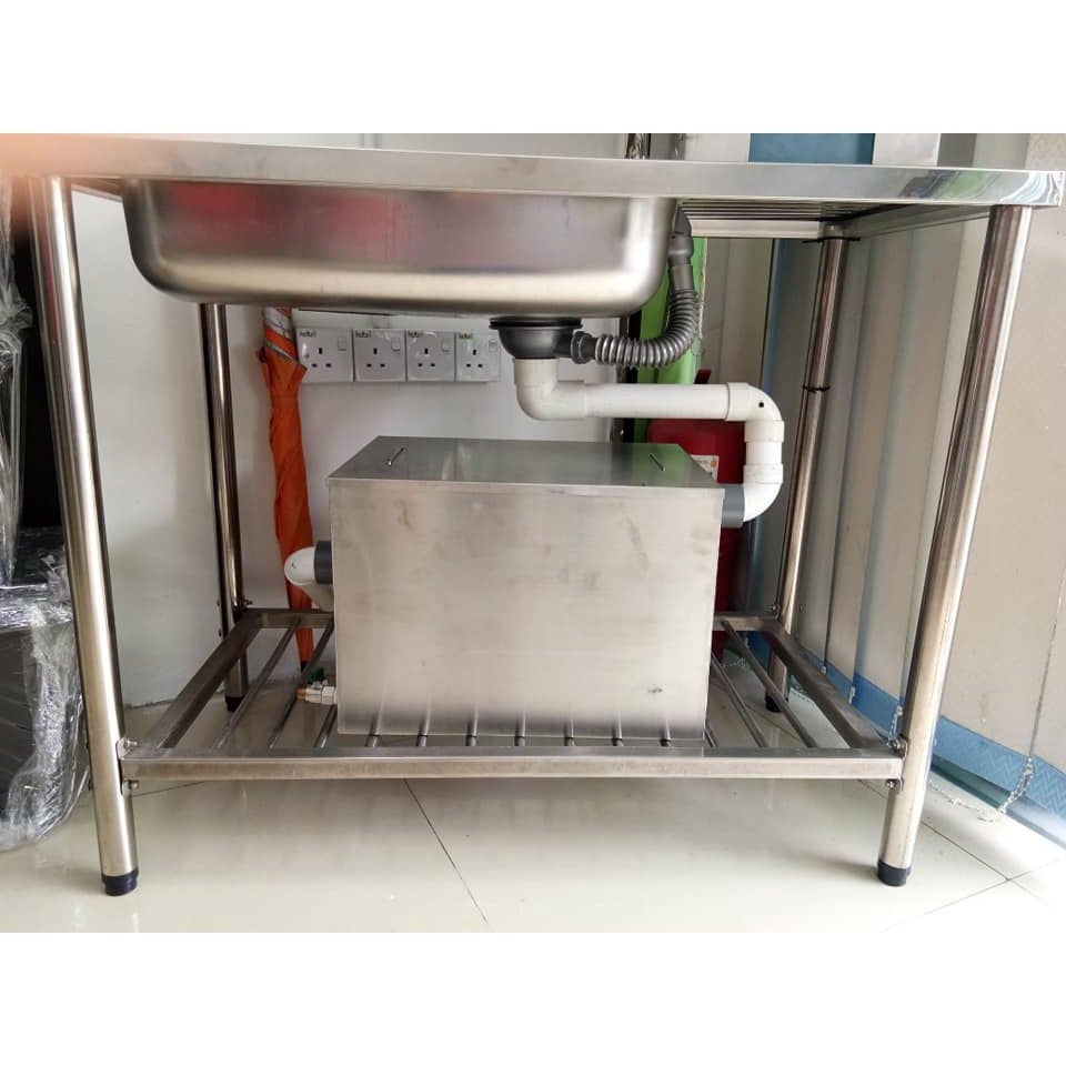 Stainless Steel Grease Trap Oil Filter Interceptor / Perangkap Minyak ...