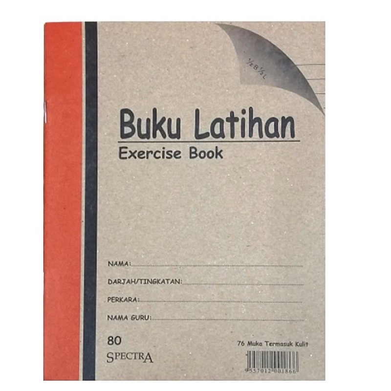 Soft cover exercise book Single line (80pages) | Shopee Malaysia