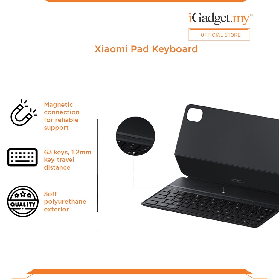 Xiaomi Pad Keyboard (Black) | Shopee Malaysia
