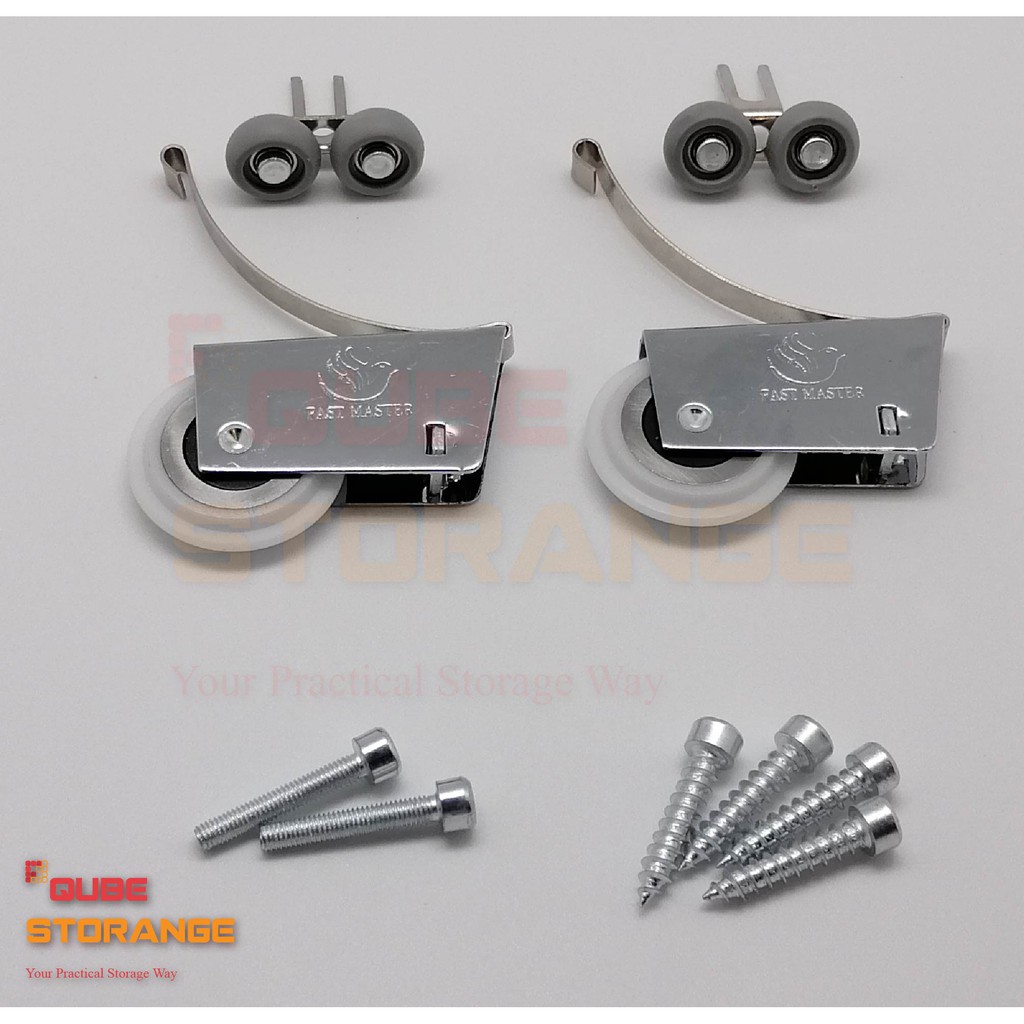 Aluminium Sliding Cabinet Door Anti-Jump Roller Heavy Duty Series ...