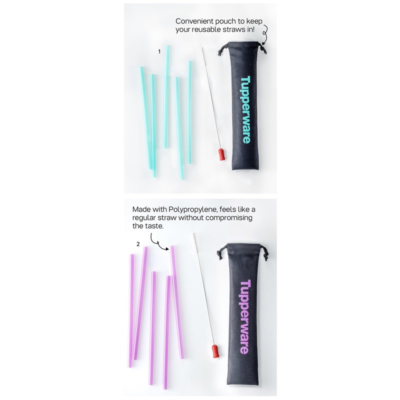 Tupperware Go Eco Straw and Brush Set | Shopee Malaysia