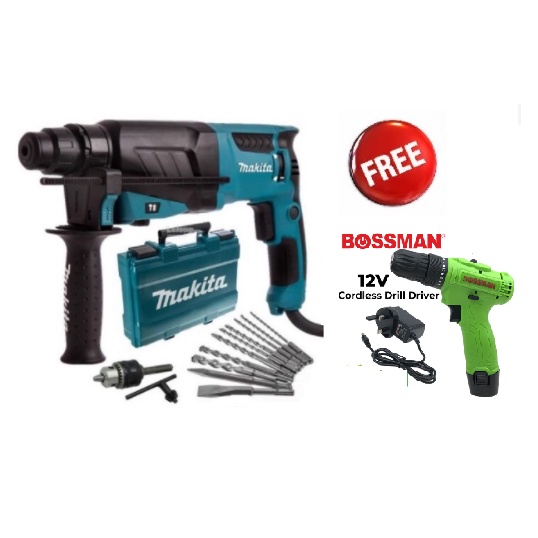 Makita HR2630X3 / HR2630 26mm Rotary Hammer - 800w | Shopee Malaysia