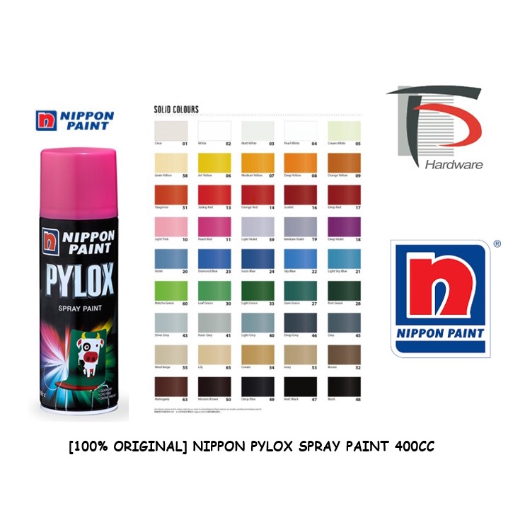 [100% ORIGINAL] NIPPON PYLOX SPRAY PAINT 400CC | Shopee Malaysia