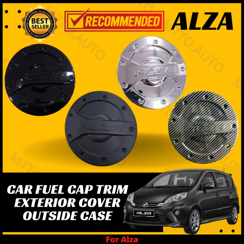 MTTO Perodua Alza Car Fuel Cap Trim Exterior Cover Outside Case ...