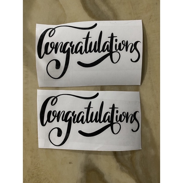 sticker congratulations 10in balloon | Shopee Malaysia