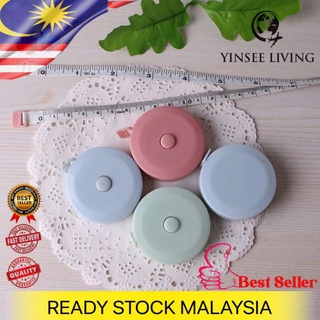 DC Tailor Measure Cloth Tape Mini Size Easy Auto Retract Button Millet ...