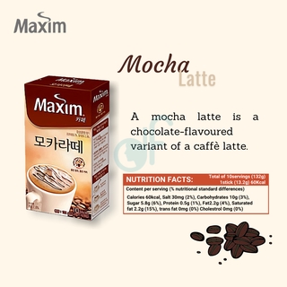 Korea Maxim Coffee (10sticks)Caramel Macchiato, MochaCoffee) Latte ...