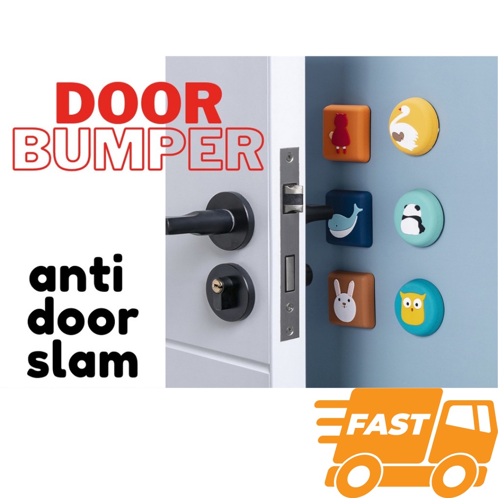 Creative Design Door Bumper/ Anti Door Slam Wall Protector/ Door Handle ...