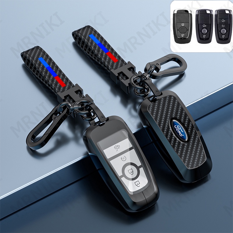 Carbon fiber Key Cover For Ford Ranger Wildtrak Ranger Sport 2023 ...