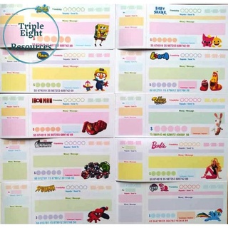 Kids Games Cartoon Cheque Book Buku Cek kartun Kanak-Kanak Barbie Pony ...