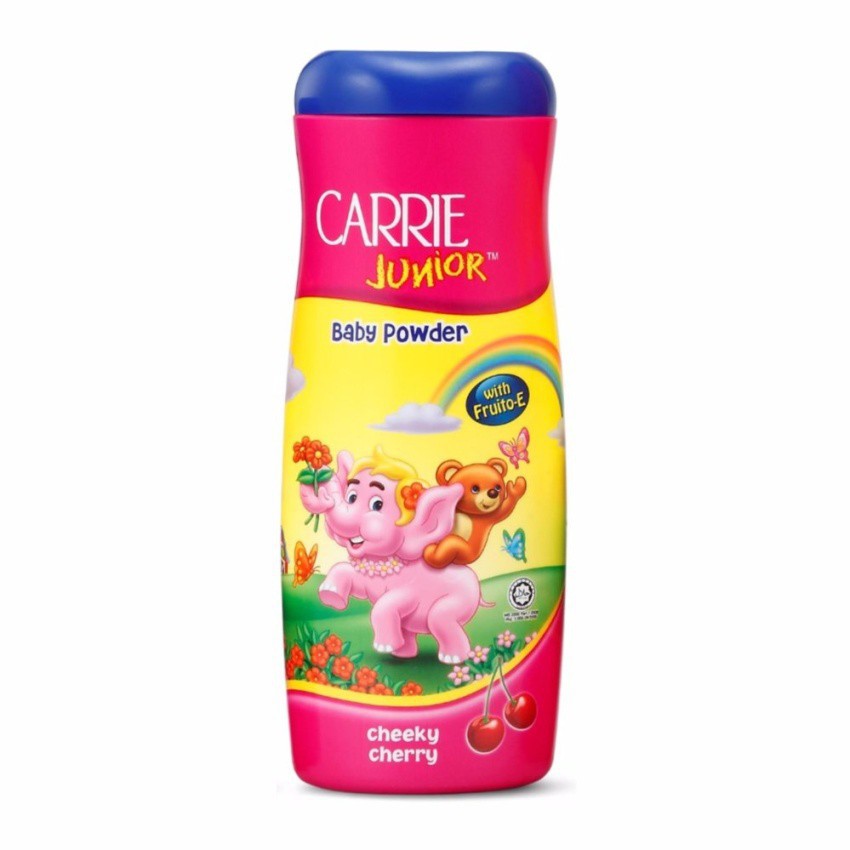 CARRIE JUNIOR BABY POWDER CHEEKY CHERRY 280G | Shopee Malaysia