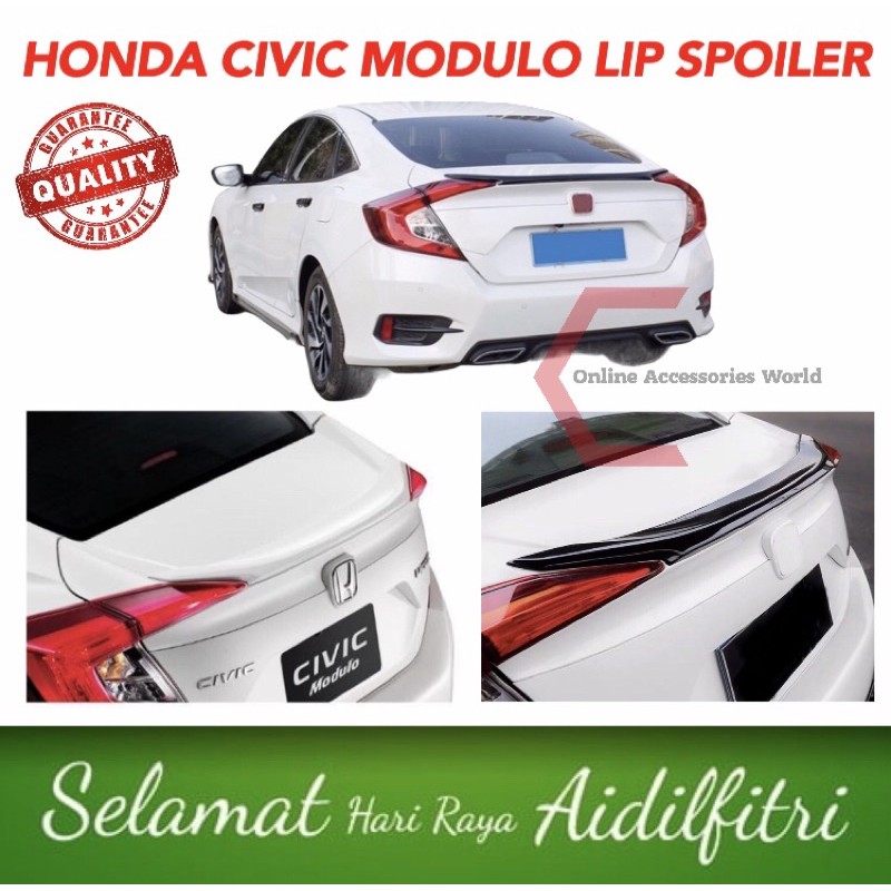 HONDA CIVIC FC MODULO LIP SPOILER 2016-2020 | Shopee Malaysia